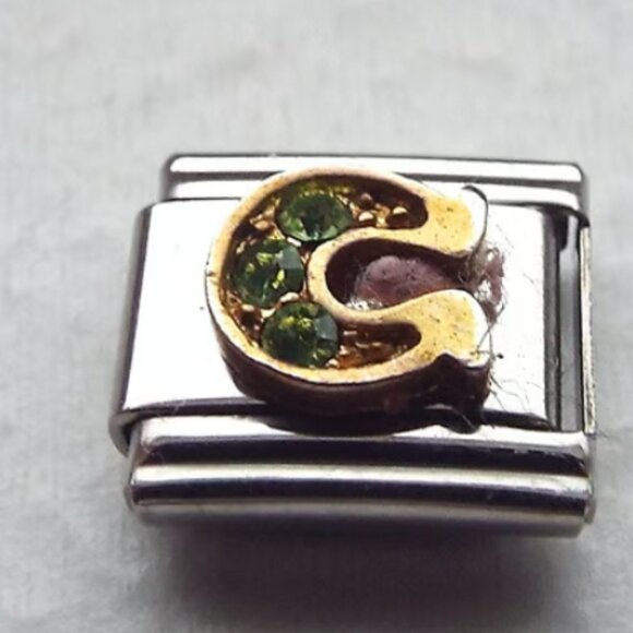 JM Italia | Jewelry | August Birthstone Horseshoe 9mm Stainless Steel ...